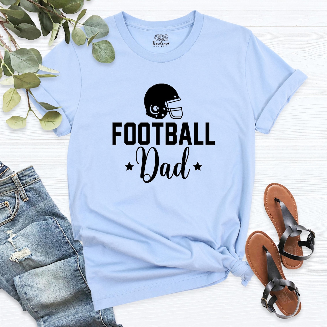 Football Dad Shirt, Game Day Dad Tee, Sports Dad Shirt, Football Shirt ...