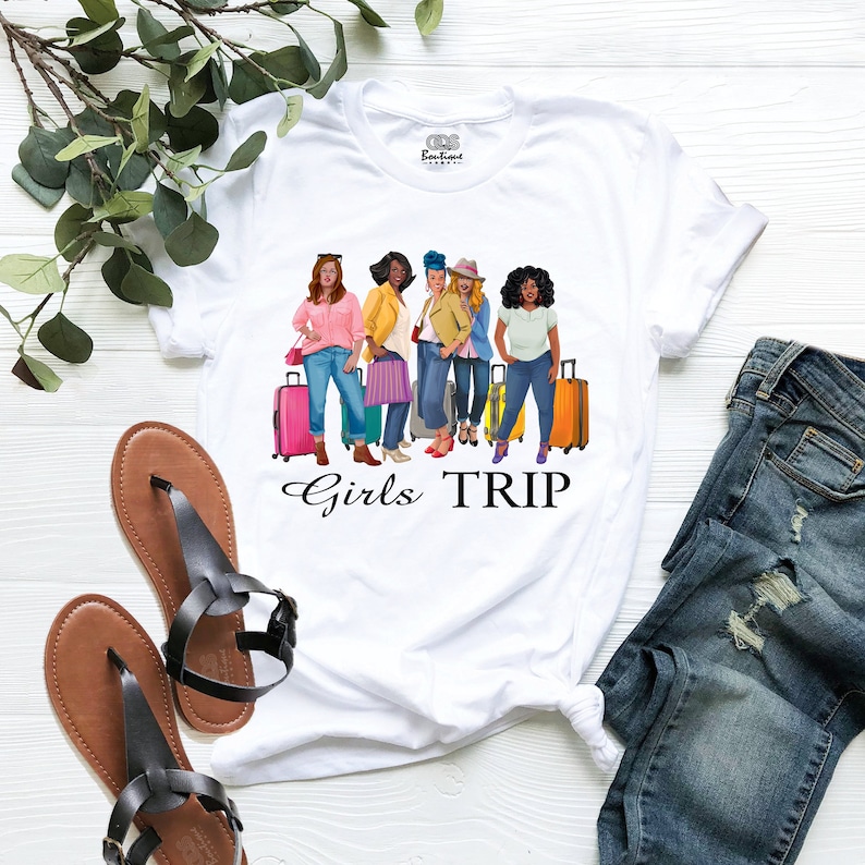 Girls Trip Shirt Vacation Shirt Girls Travel Adventure - Etsy
