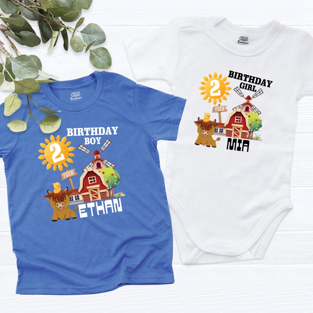 Farm Girl Shirt, Farm Boy Shirt, Kids Farm Shirt, Toddler Farm Shirts ...