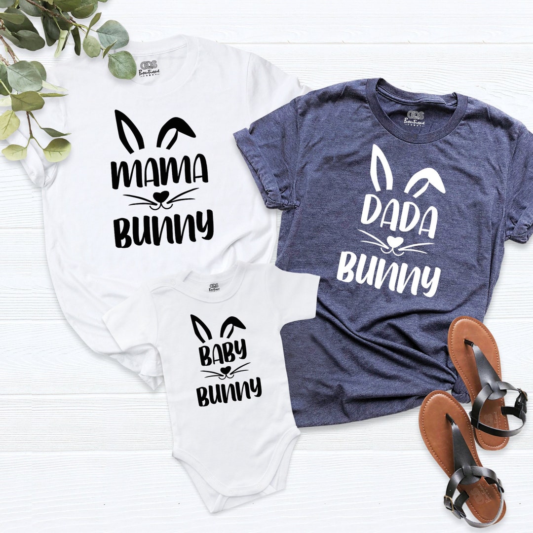 Bunny Family Shirt, Bunny Shirts,couple Family Shirts,matching Family ...