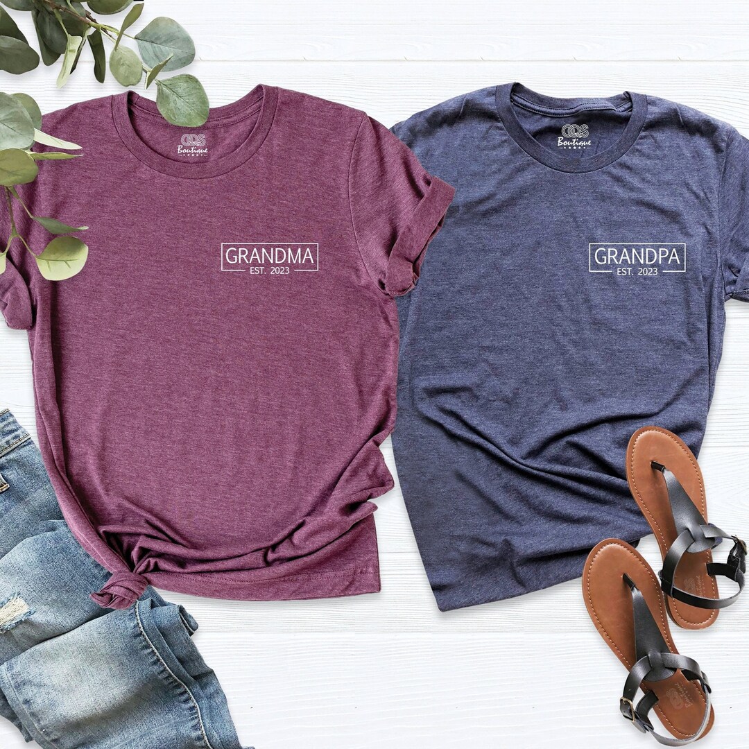 Grandma Shirt, Grandpa Shirt, Grandma and Grandpa Shirts, Grandparent ...