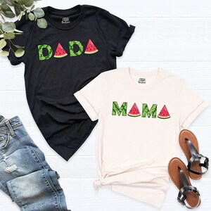Watermelon Mama Shirt, Couple Watermelon Shirt, Watermelon Dada Shirt ...