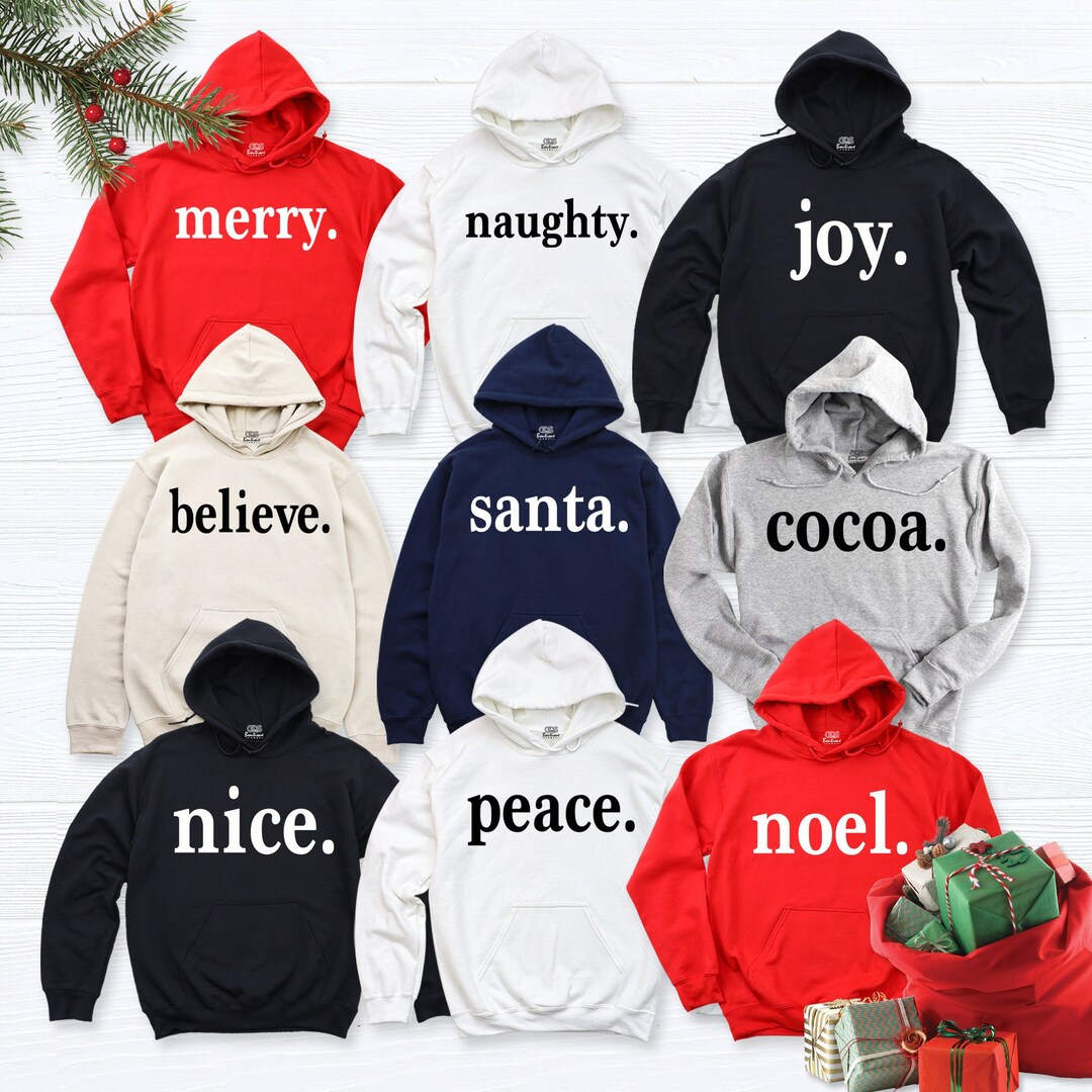 Christmas Family Matching Hoodie and Sweatshirt, Christmas Custom ...