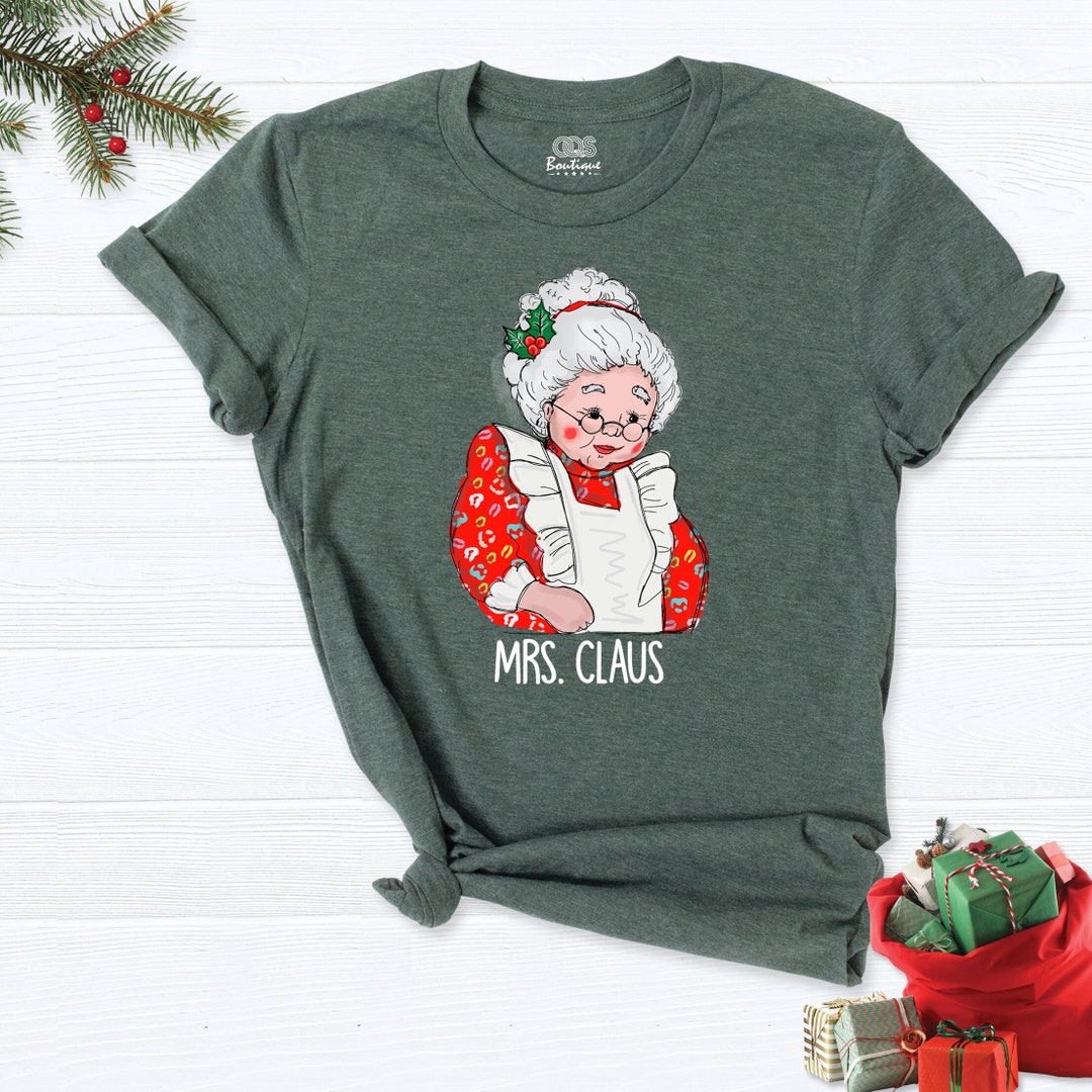 Mrs Claus Shirt, Christmas Shirt, Santa Claus Shirt, Santa Shirt ...