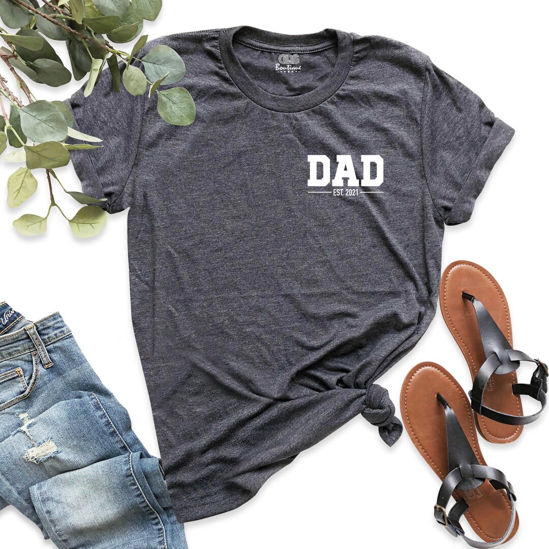 Custom Dad Shirt, Personalized Father Shirt, Pocket Daddy Gift Shirt ...
