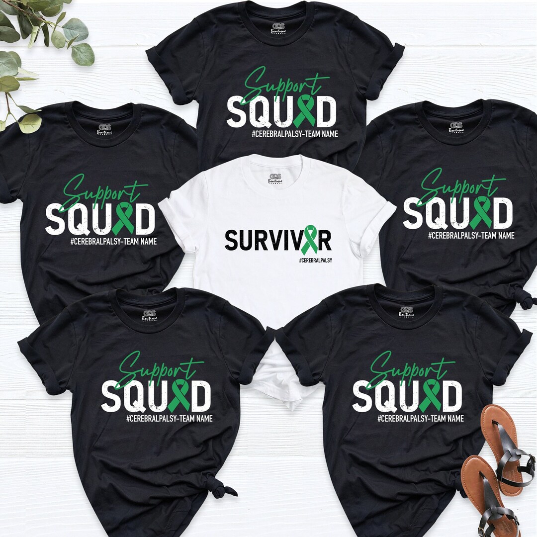 Cerebral Palsy Support Team Shirts, Cerebral Palsy Awareness Shirt ...