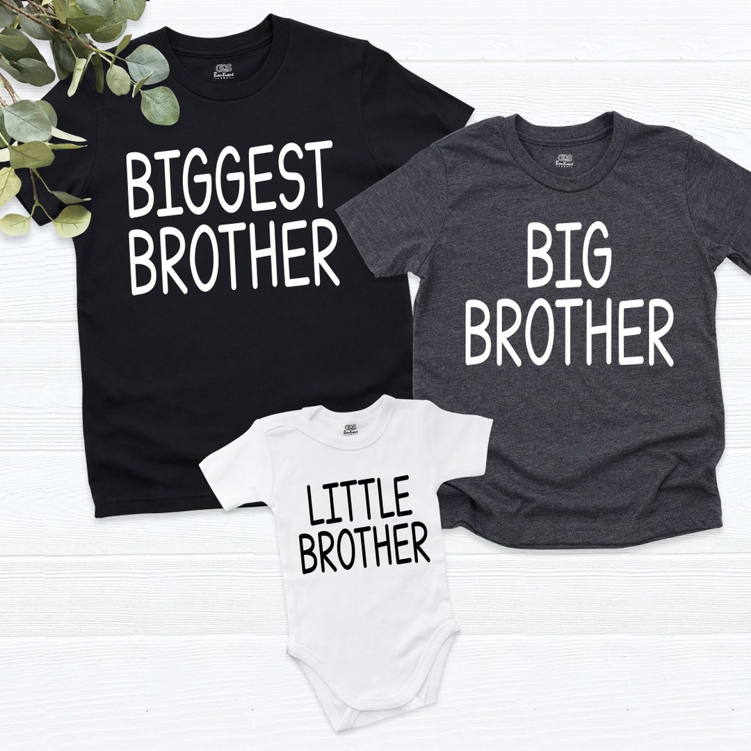 Big Matching Brother Shirts, Middle Brother Shirt, Little to Middle ...