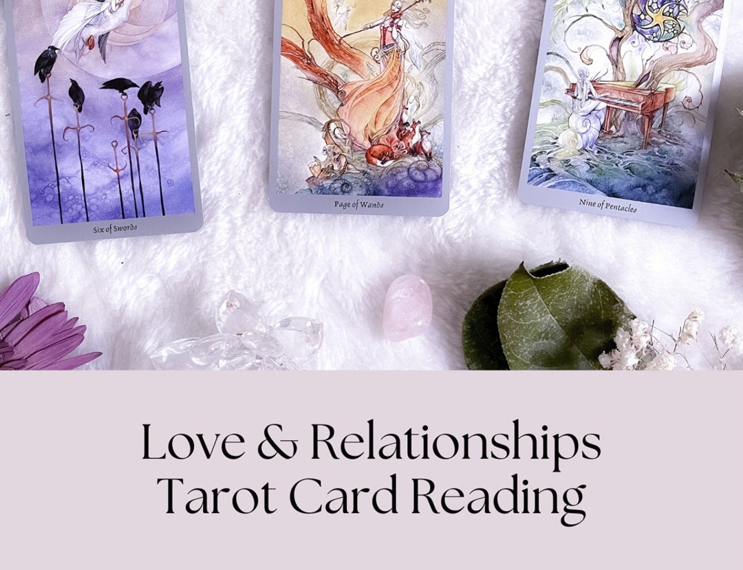 Love & Relationships Tarot Spread, Tarot and Oracle Card Deck Readings ...
