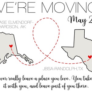 Custom Pcs/moving Announcement for Social Media | Digital File Only - Etsy