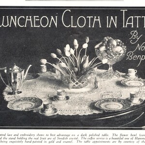 VINTAGE 1930's TATTING Booklet Including Teach Yourself Tatting ...