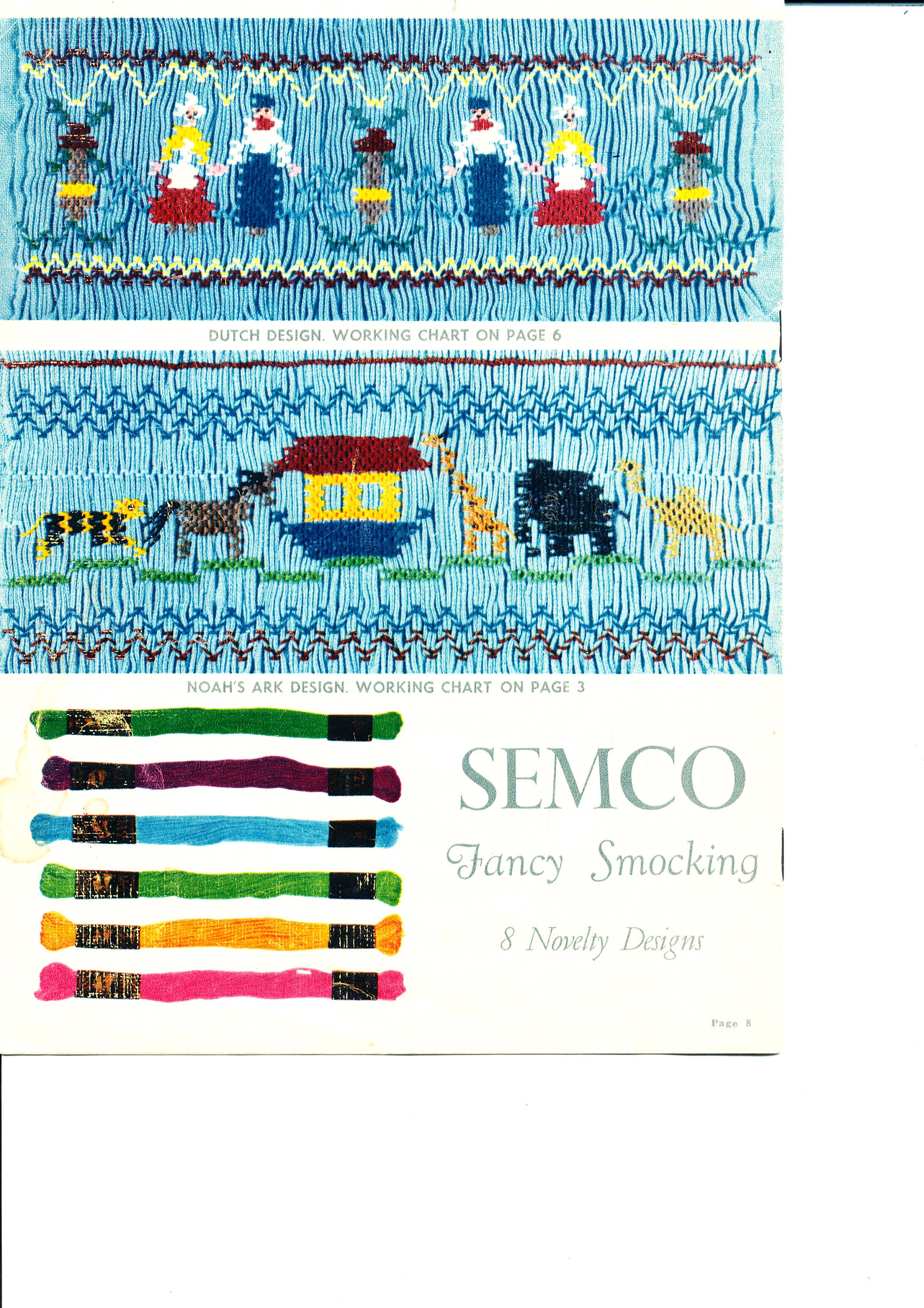 VINTAGE SMOCKING DESIGNS - Downloadable Pattern Leaflet - Etsy