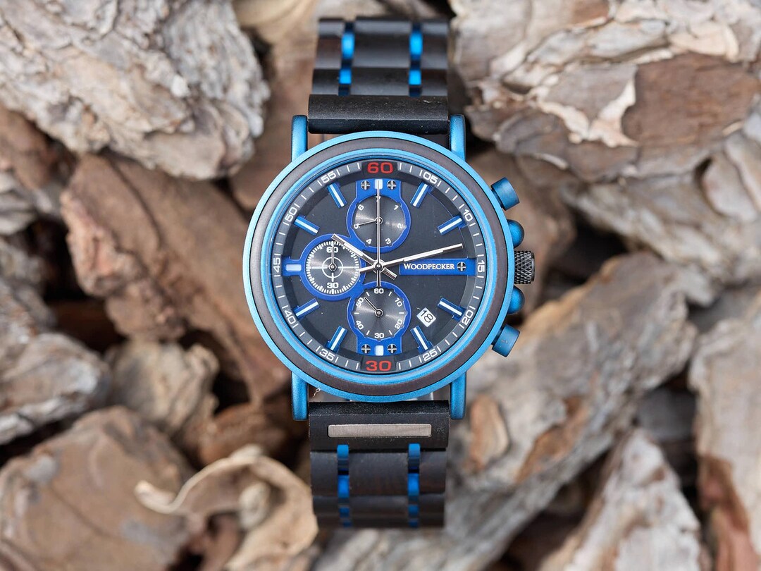 Engraved Mens Watch, Watches for Men | wood Watch, 1st Anniversary Gift ...
