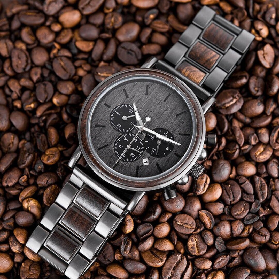 Engraved Mens Watch Wood Watch birthday Present, Anniversary Gift for ...