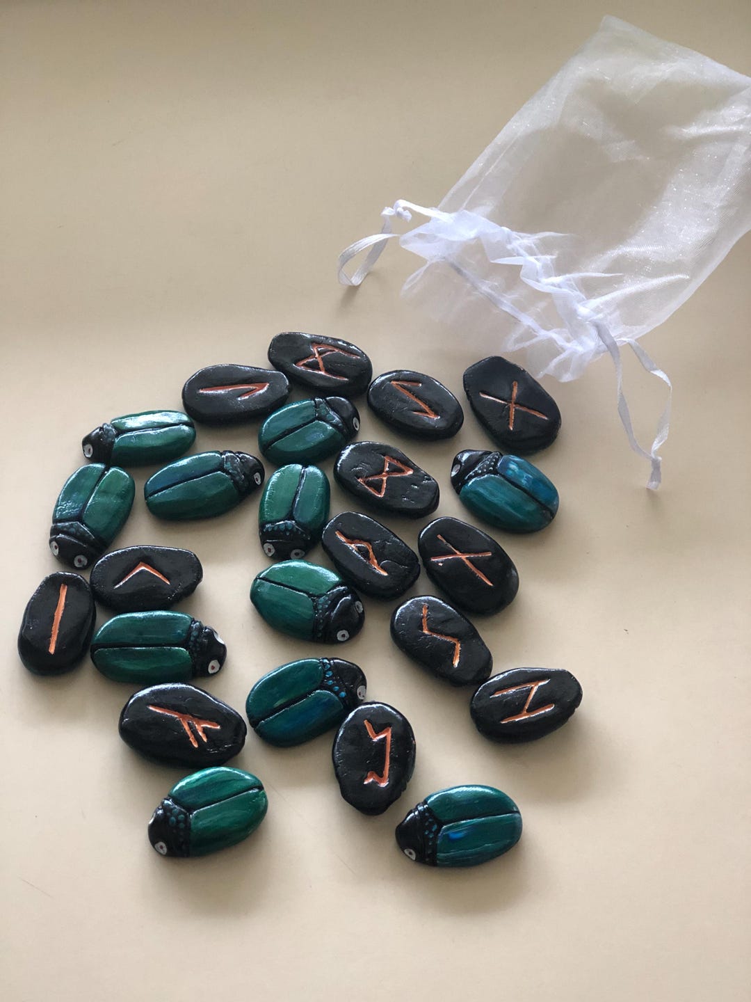 Rune Beetles Trinkets Fidgets - Etsy
