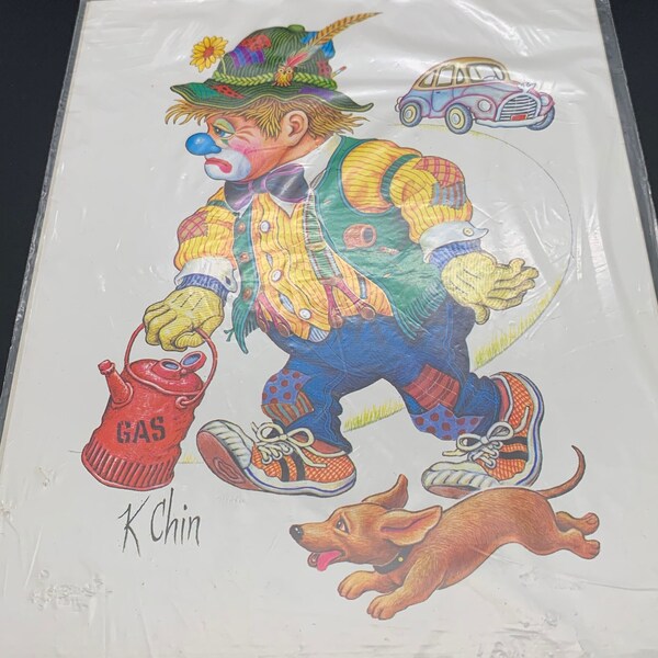 K Chin Lithograph - Etsy