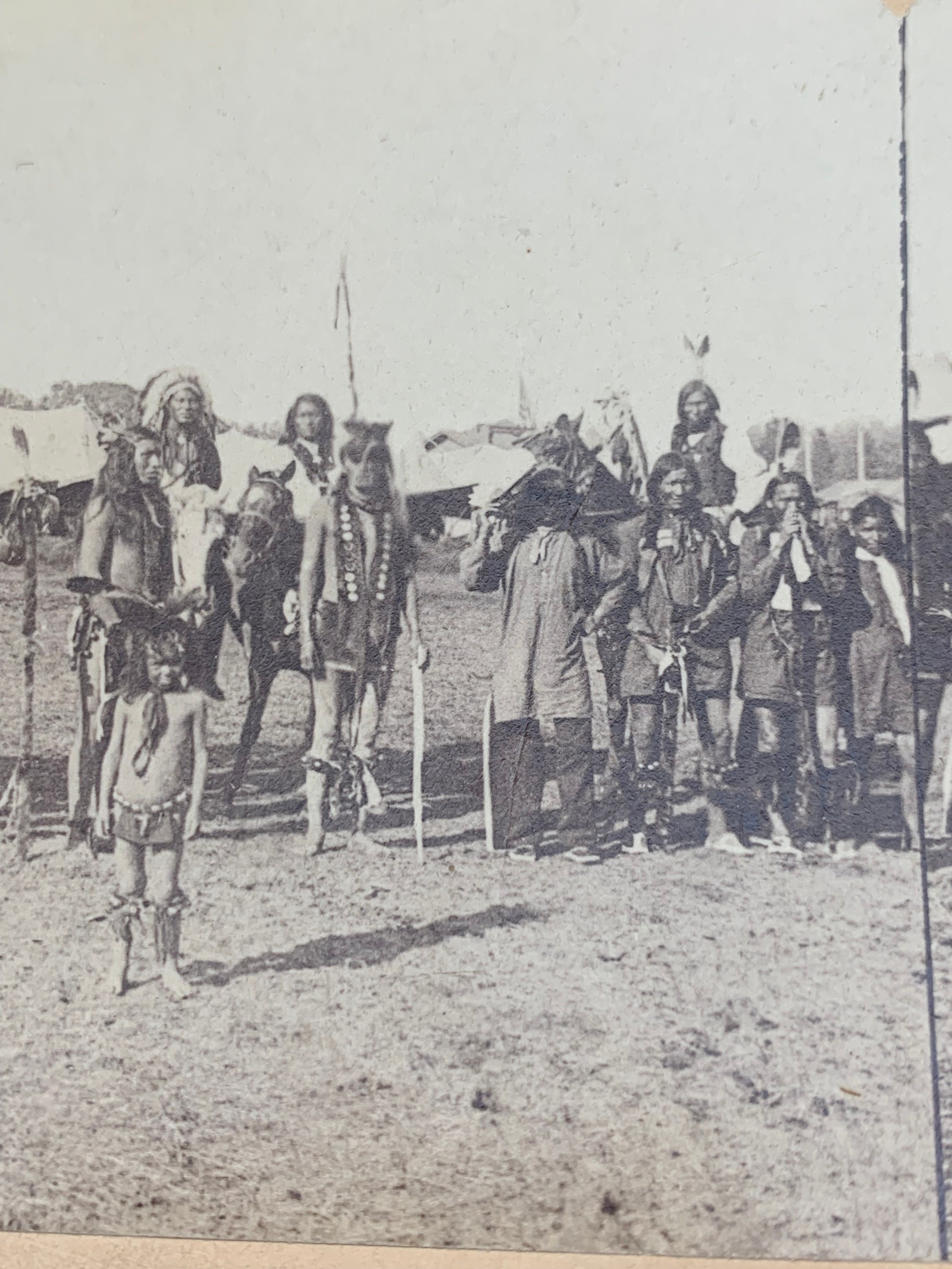 Native American Indian Warriors Stereoview C1889 Ephemera - Etsy