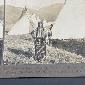 Great CHIEF CHARLOT Native American Salish Indians, Flathead ...