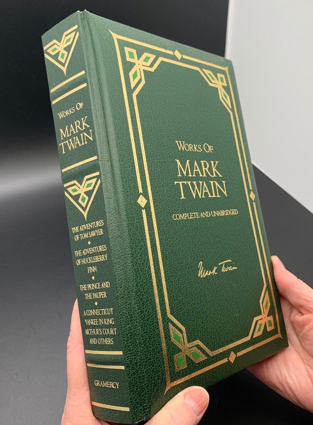 Mark Twain Masterpieces Deluxe Leather-bound Book Collection - Etsy