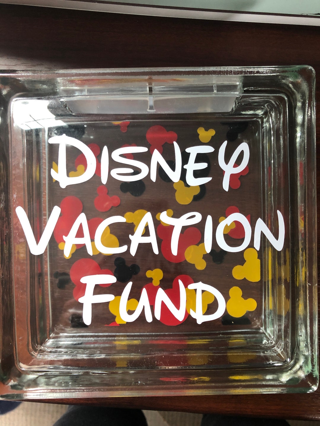 Disney Vacation Fund Piggy Bank Savings Baby Shower Engagement Wedding ...