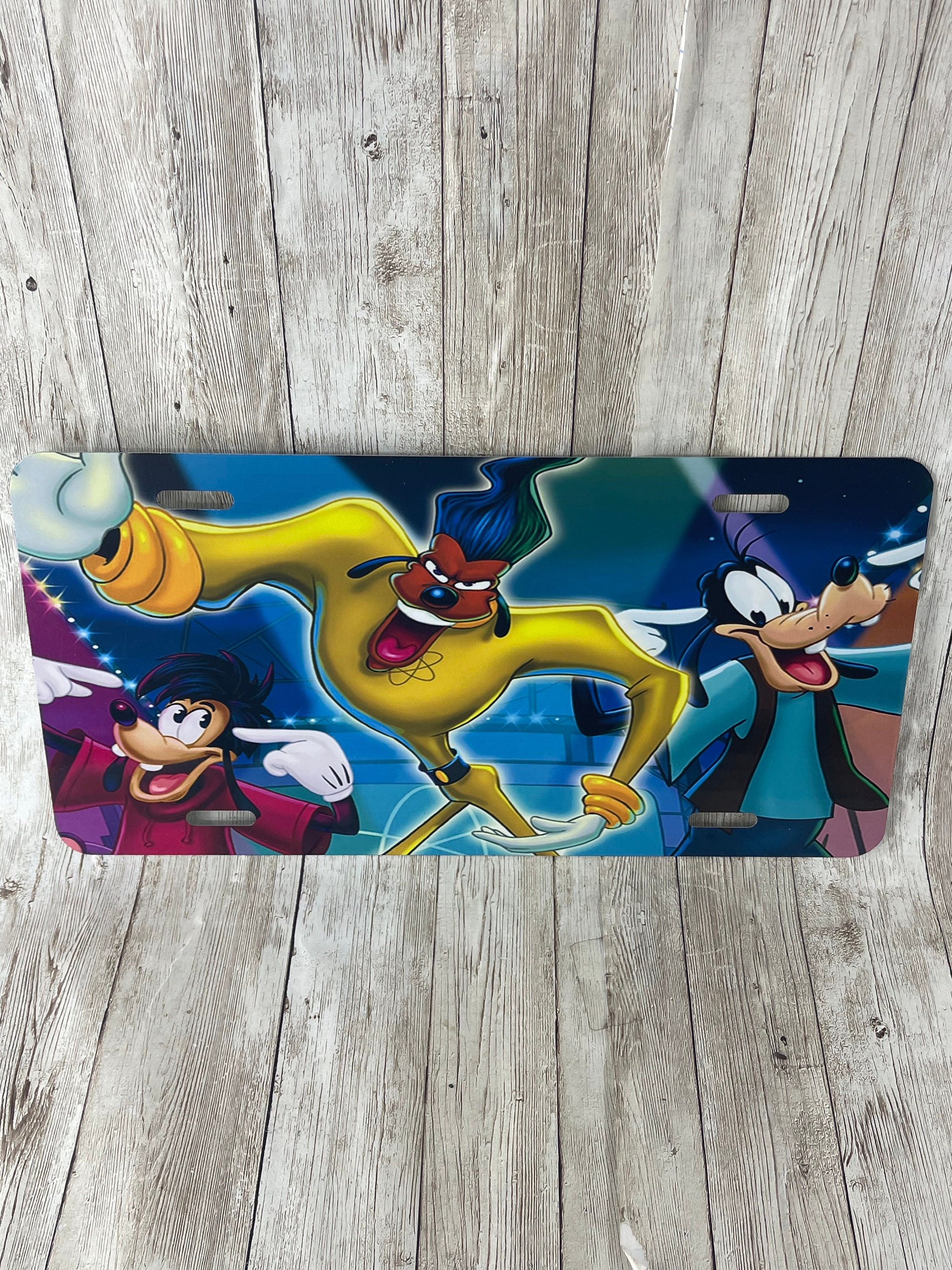 A Goofy Movie Metal License Plate Sign Powerline Max - Etsy