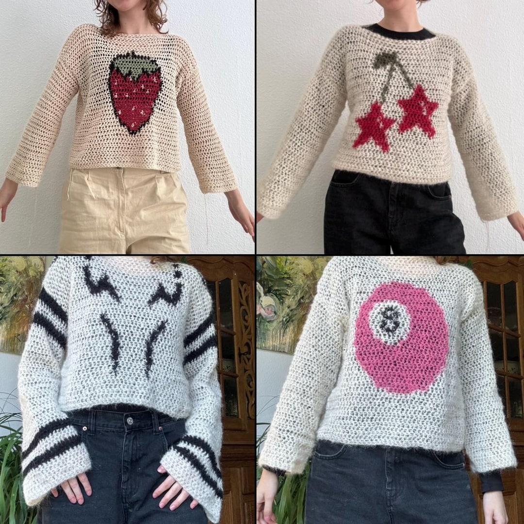 The Sweater Guide Crochet Pattern PDF (digital Item!) - Etsy