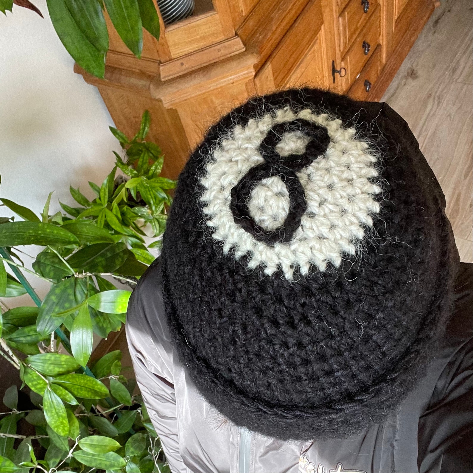 8-ball Hat Crochet Pattern PDF, Crochet Hat Pattern, Hat Pattern ...