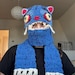 Blue Tiger Scarf Crochet Pattern PDF (digital Item!) - Etsy