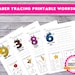 Trace Numbers 0 TO 9, Traceable Numbers, Preschool Worksheets ...