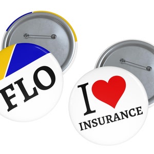 Progressive Flo Name Tag - Etsy