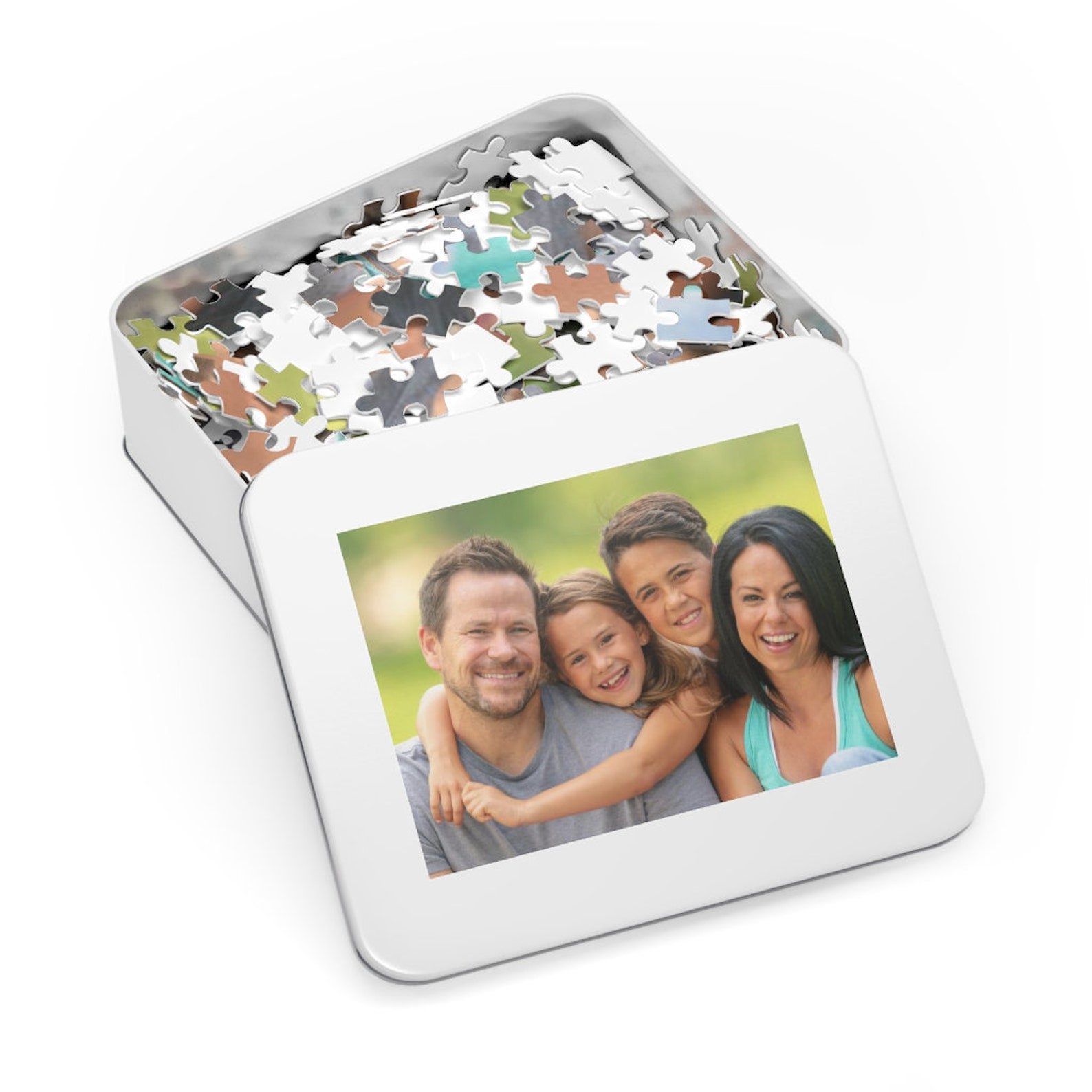 Custom Photo Puzzle, Personalized Jigsaw, Family Keepsake, Screen-free ...