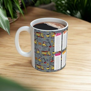 Kids Mug | Multiplication Table Chart Mug | Multiplication Square ...