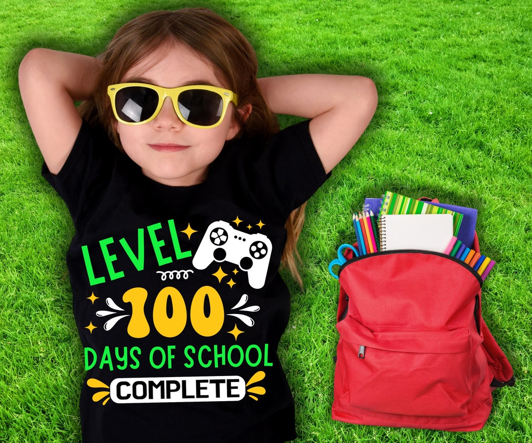 Level 100 Days of School Complete PNG & SVG | School Sublimation ...