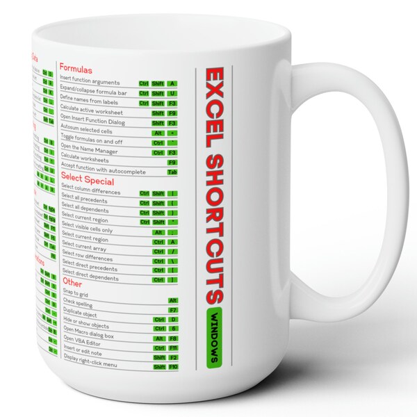 Excel Coffee Mug - Etsy