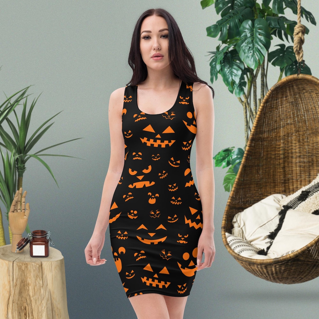 Halloween Dress Women, Spooky Dress Women, Spooky Dress, Halloween ...