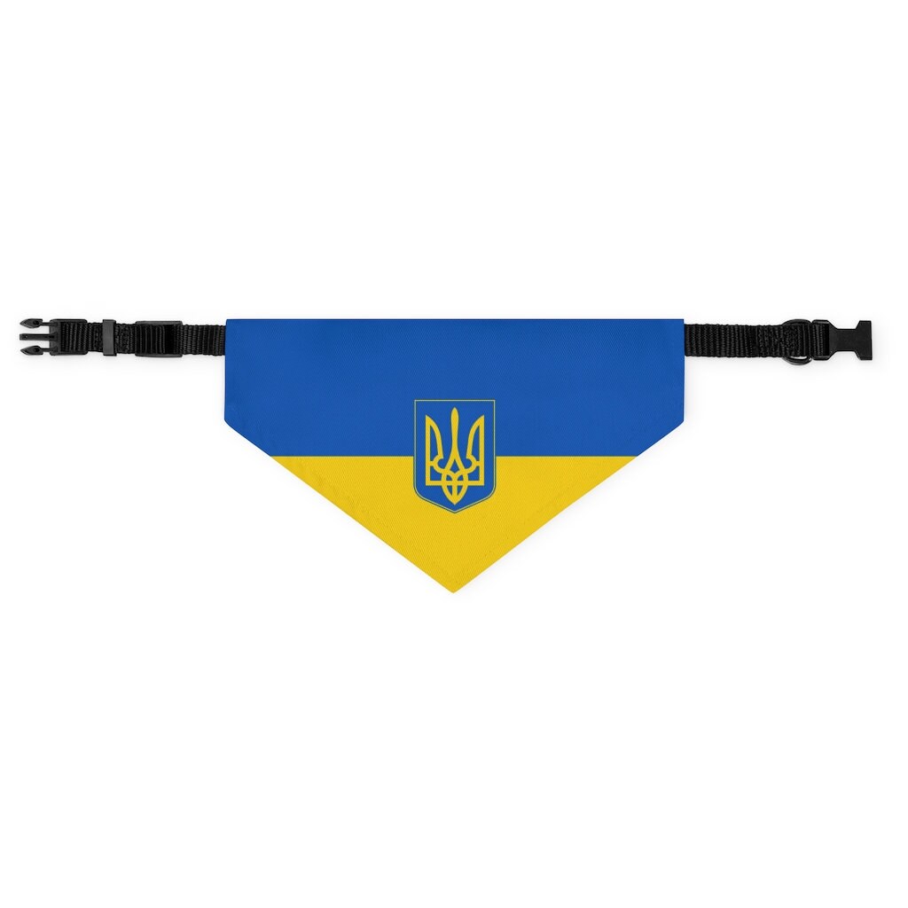 Ukraine Flag Pet Bandana, Patriotic Dog Accessory - Etsy