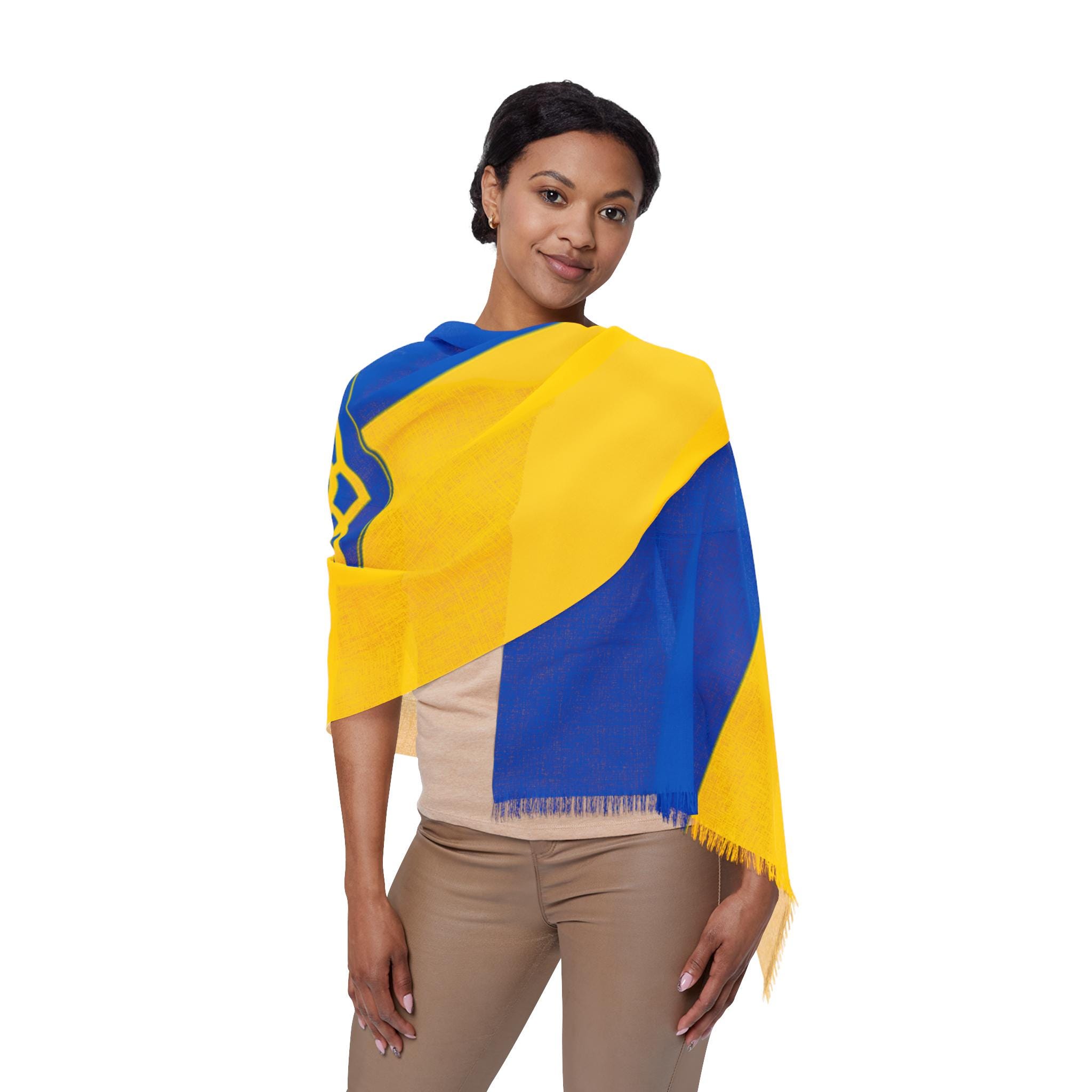 Flag of Ukraine Light Scarf-ukraine Scarf - Ukraine Solidarity - Etsy