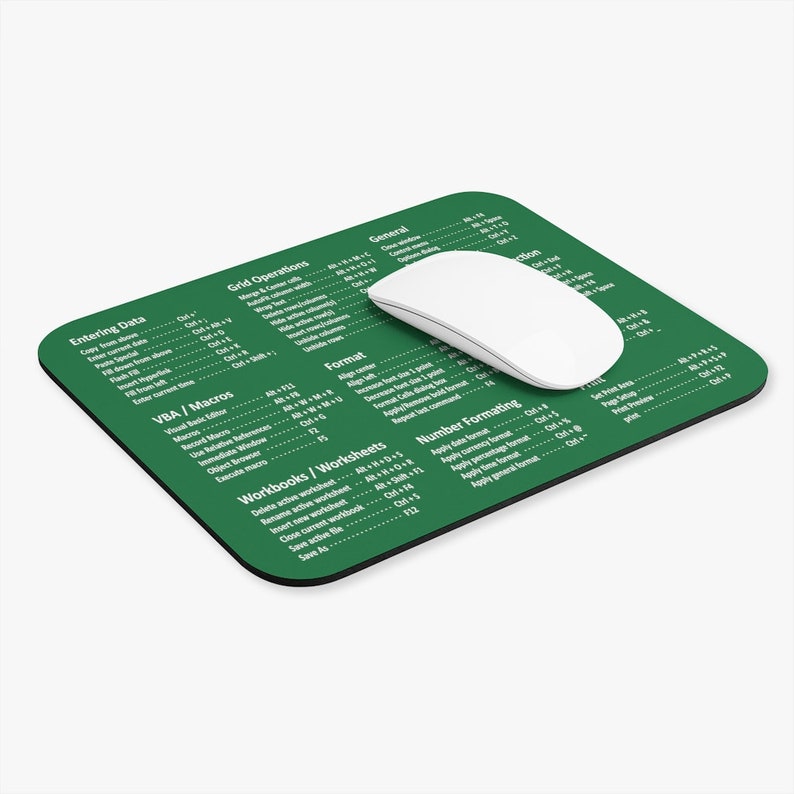 Excel Shortcuts Mouse Pad Coworker Gift Accountant Mug Nerd - Etsy