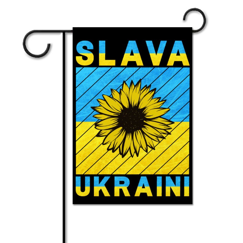 Ukraine Flag Slava Ukraini Pray for Ukraine Funny Garden - Etsy