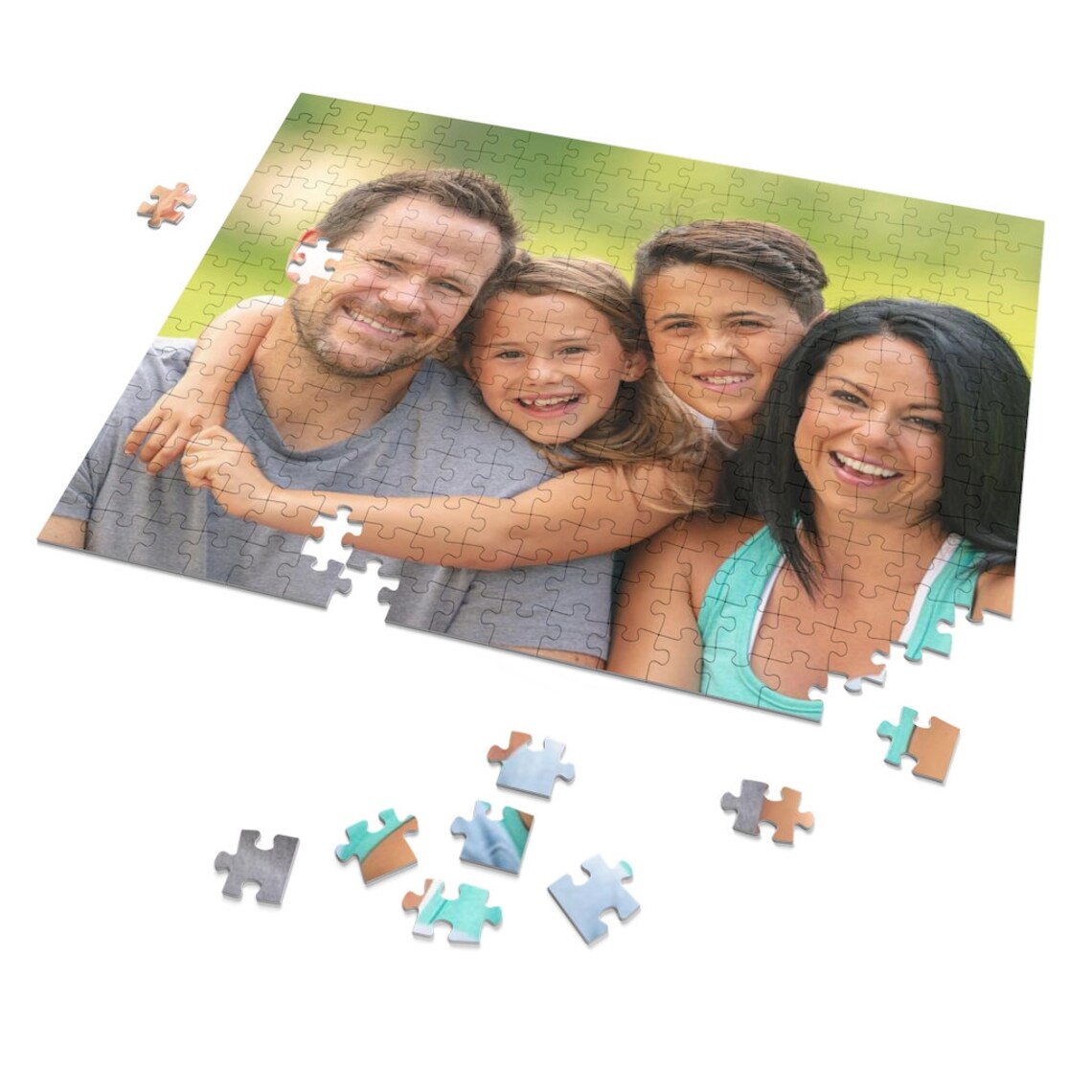 Custom Photo Puzzle, Personalized Jigsaw, Family Keepsake, Screen-free ...