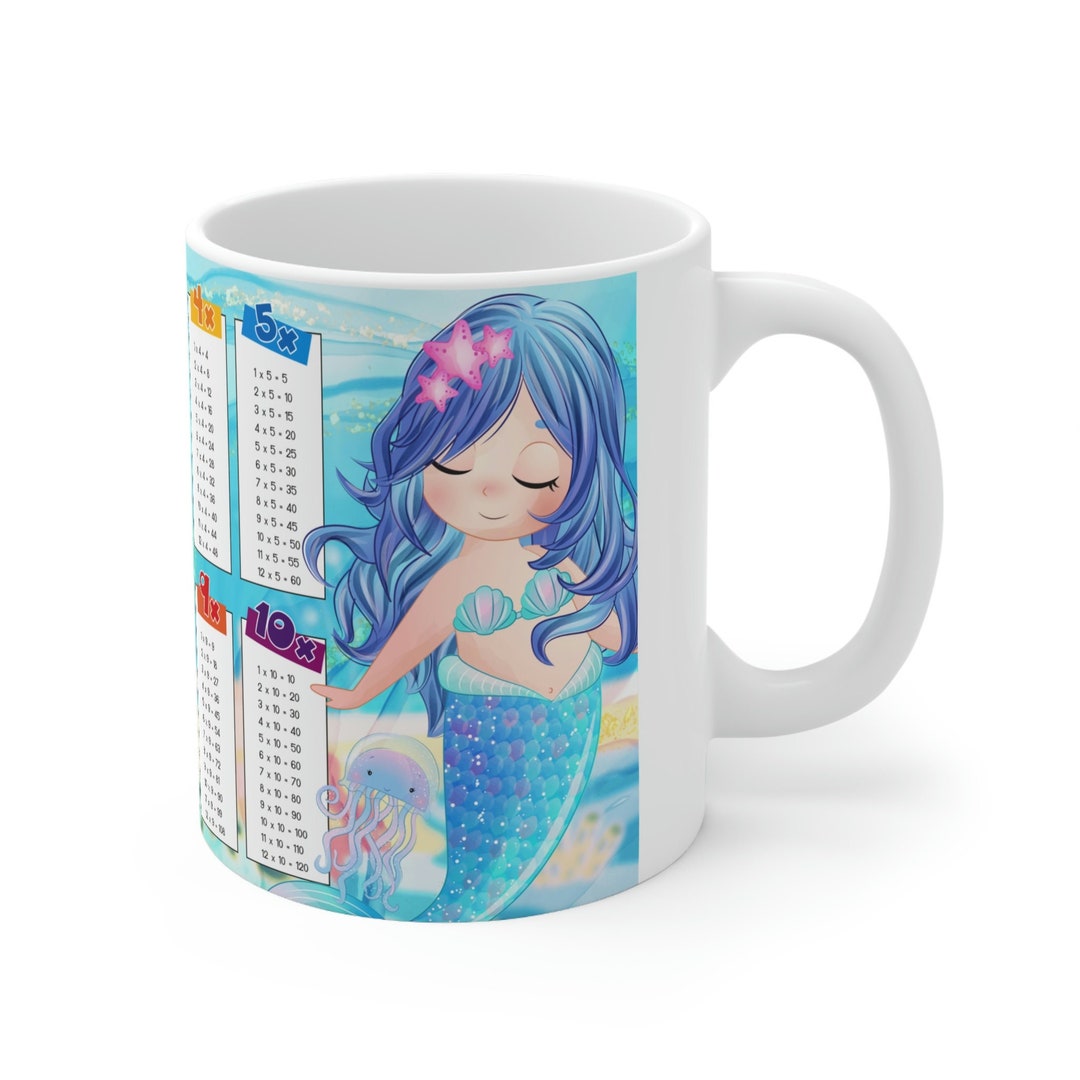 Kids Mug | Multiplication Table Chart Mug | Multiplication Square ...