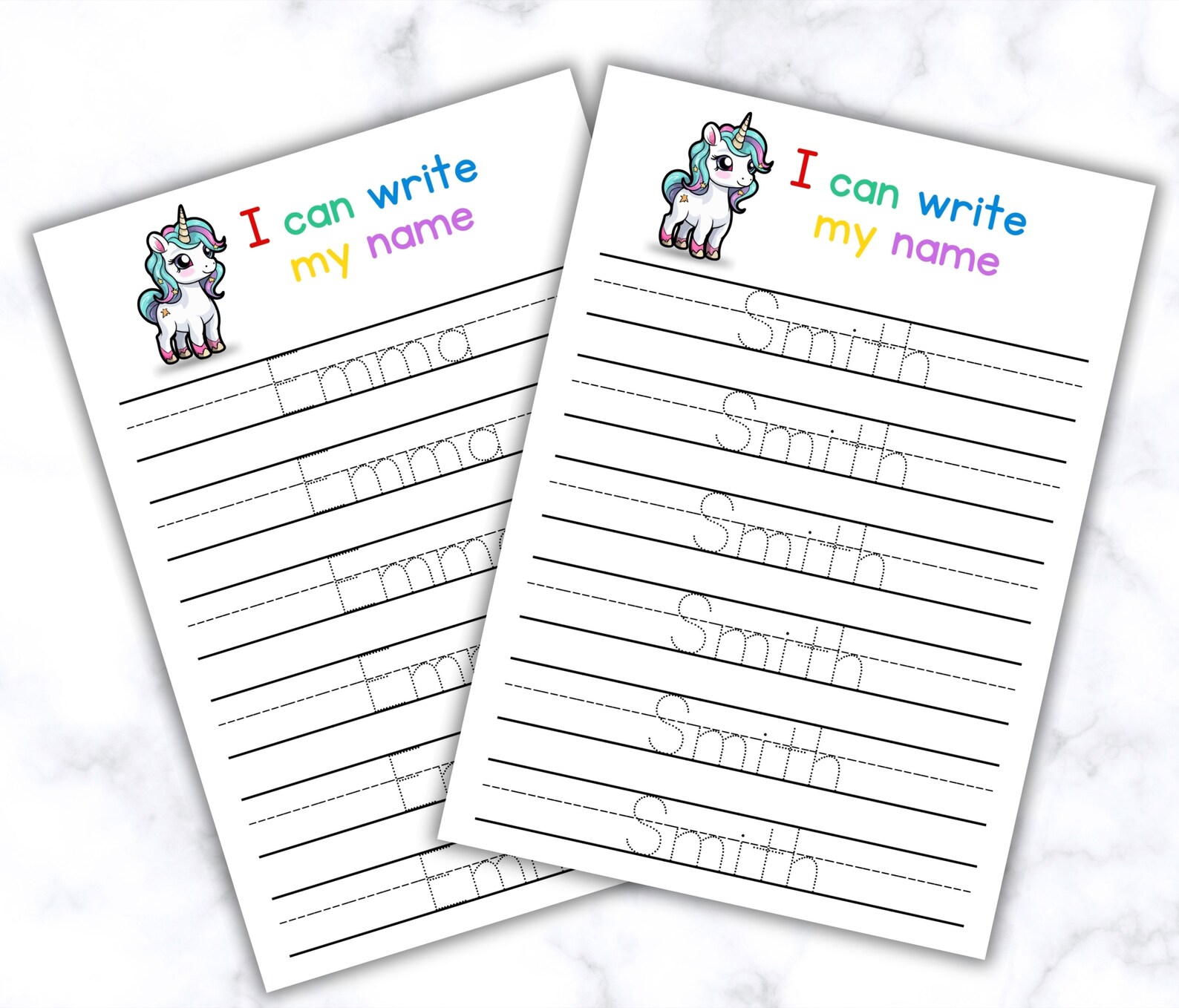 Custom Name Tracing Page, Custom Name Tracing Sheet Handwriting ...