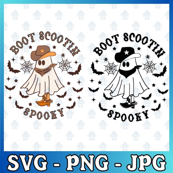 Boot Scootin Spooky Svg - Etsy