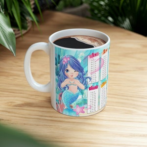 Kids Mug Multiplication Table Chart Mug Multiplication Square Math ...
