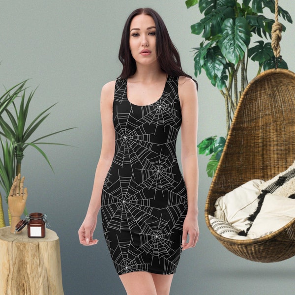 Spider Web Dress Women - Etsy