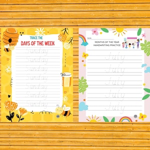 TODDLER WORKBOOK (85 Printable Worksheets), Kids Activities, Preschool ...