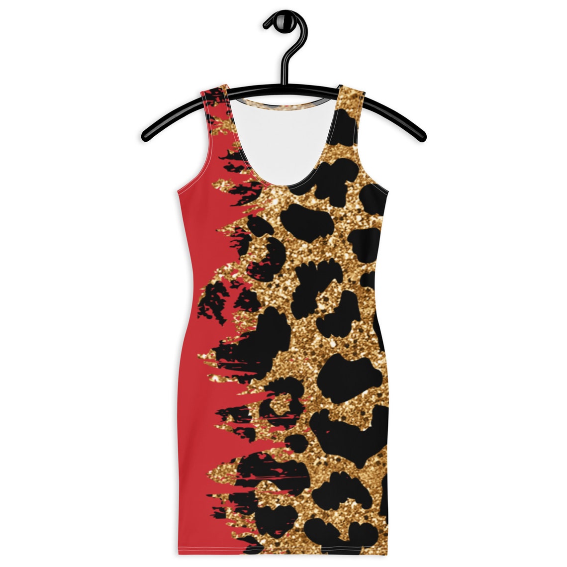 Leopard Print Dress Red Evening Dress Dress Outfits Casual - Etsy