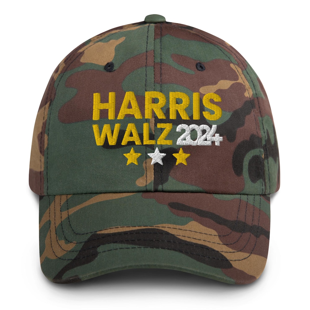 Harris Walz Hat Camo, Harris Walz 2024 Cap US Election Camo Cap, Harris ...