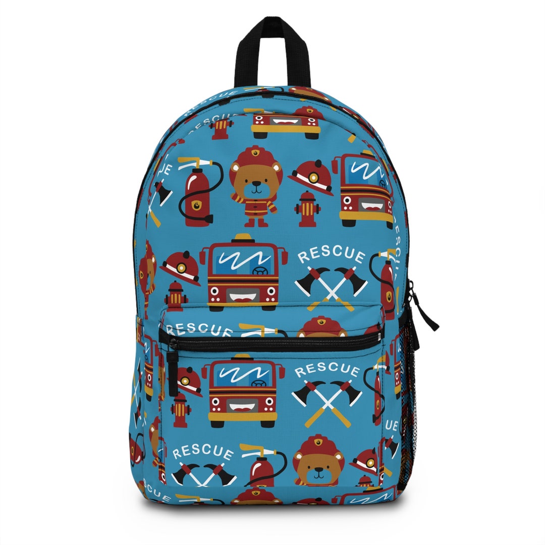 Fireman Backpack Backpack Back to School Fireman Design Backpack for ...