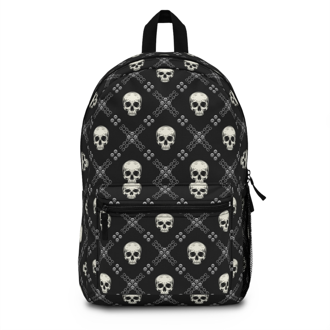 Vintage Skulls Backpack Backpack Back to School Skulls Design Backpack for Girls Backpack for ...