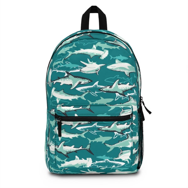 Shark Backpack - Etsy